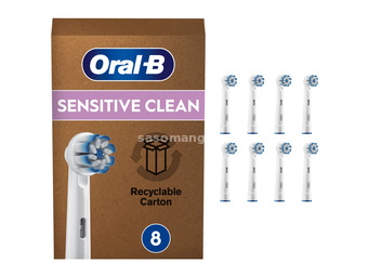 ORAL-B Sensitive Clean Electronic toothbrush replacement head 8pcs