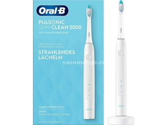 ORAL-B PULSONIC Slim Clean 2000 electric toothbrush white (Basic guarantee)