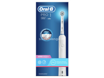ORAL-B Pro 1 500 Sensi UltraThin Electronic Toothbrush white
