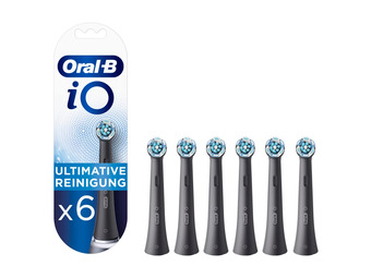 ORAL-B iO Ultimate Clean Electronic toothbrush fej 6pcs black (Basic guarantee)