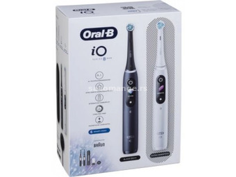 ORAL-B iO 8 Duo Electronic toothbrush stock black-white (Basic guarantee)