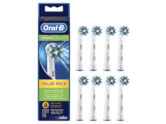 ORAL-B EB50-8 Cross Action Rainbow replacement head 8pcs