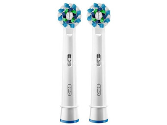ORAL-B EB50-2 Cross Action Rainbow Electronic toothbrush replacement head 2 pcs white