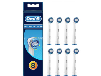 ORAL-B EB20-8 Precision Clean Rainbow electric toothbrush replacement head 8pcs