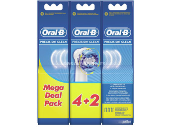 ORAL-B EB20 4+2 Precision Clean Electronic toothbrush replacement head 6 pcs