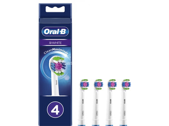 ORAL-B EB18-4 3D White Clean Maximiser electric toothbrush fej 4pcs