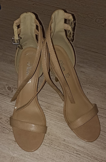 S.OLIVER nude sandale NOVO