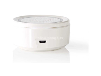 NEDIS WIFISI10CWT Wi-Fi-s Intelligent Siren Alarm or Bell 85 dB