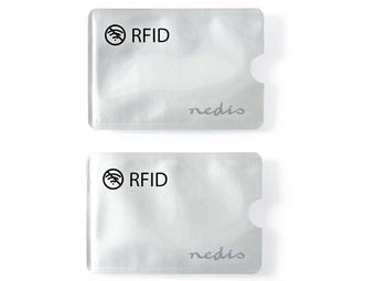 NEDIS PRIVRF10AL RFID Protective case 3 gambler Capacity aluminum Alloy