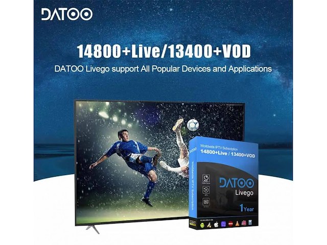DATOO IPTV, 469 EX-YU kanala, 12 meseci