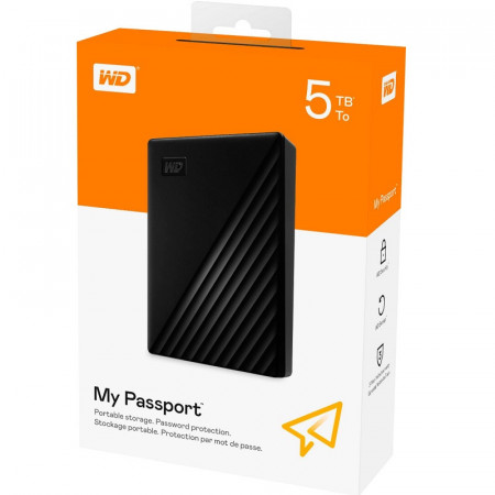 HDD EXT 5TB Western Digital My Passport, WDBPKJ0050BBK, 2.5", black