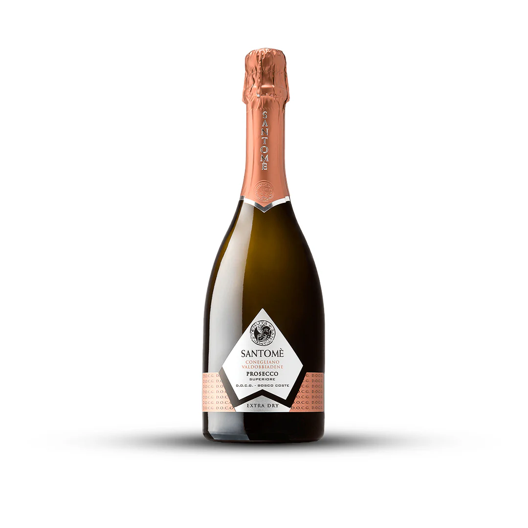 Prosecco superiore DOCG CONEGLIANO VALDOBBIADENE EXTRA DRY Tenuta Santomè 0,75 l