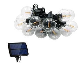 Niz od 10 LED sijalica sa solarnim napajanjem 5.5m RTV100004