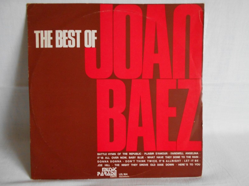 JOAN BAEZ!ITALIJANSKO!NAJLEPŠE PESME!OMOT5/LP5+MINT!