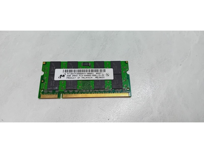 2gb ddr2 za laptop micron 800mhz ispravna