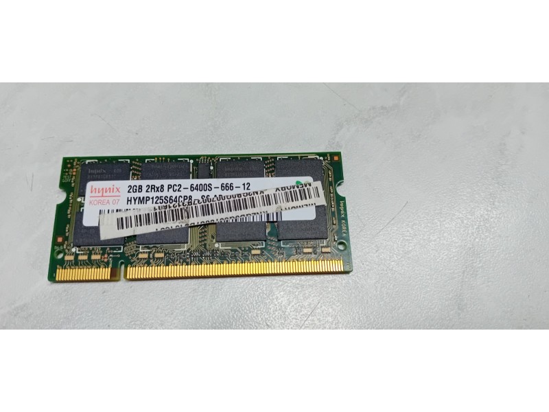 2gb ddr2 za laptop hynix 800mhz ispravna