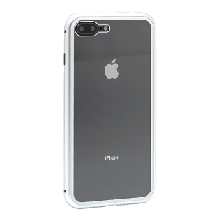 Futrola Magnetic frame za Iphone 7 Plus/ Iphone 8 Plus srebrna