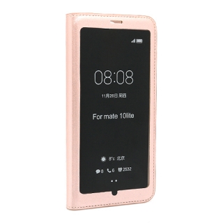 Futrola BI FOLD SMART VIEW za Huawei Mate 10 Lite roze