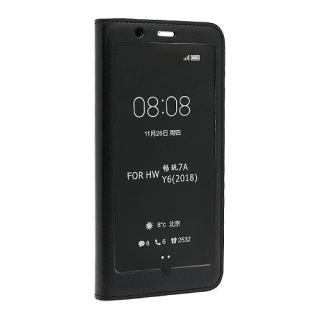 Futrola BI FOLD SMART VIEW za Huawei Y6 2018 crna