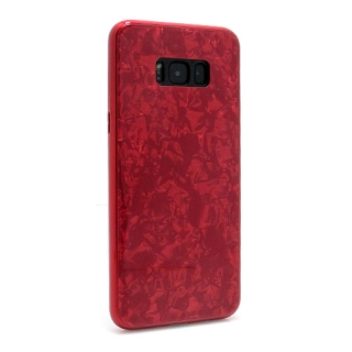 Futrola GLASS Crystal za Samsung G955F Galaxy S8 Plus crvena