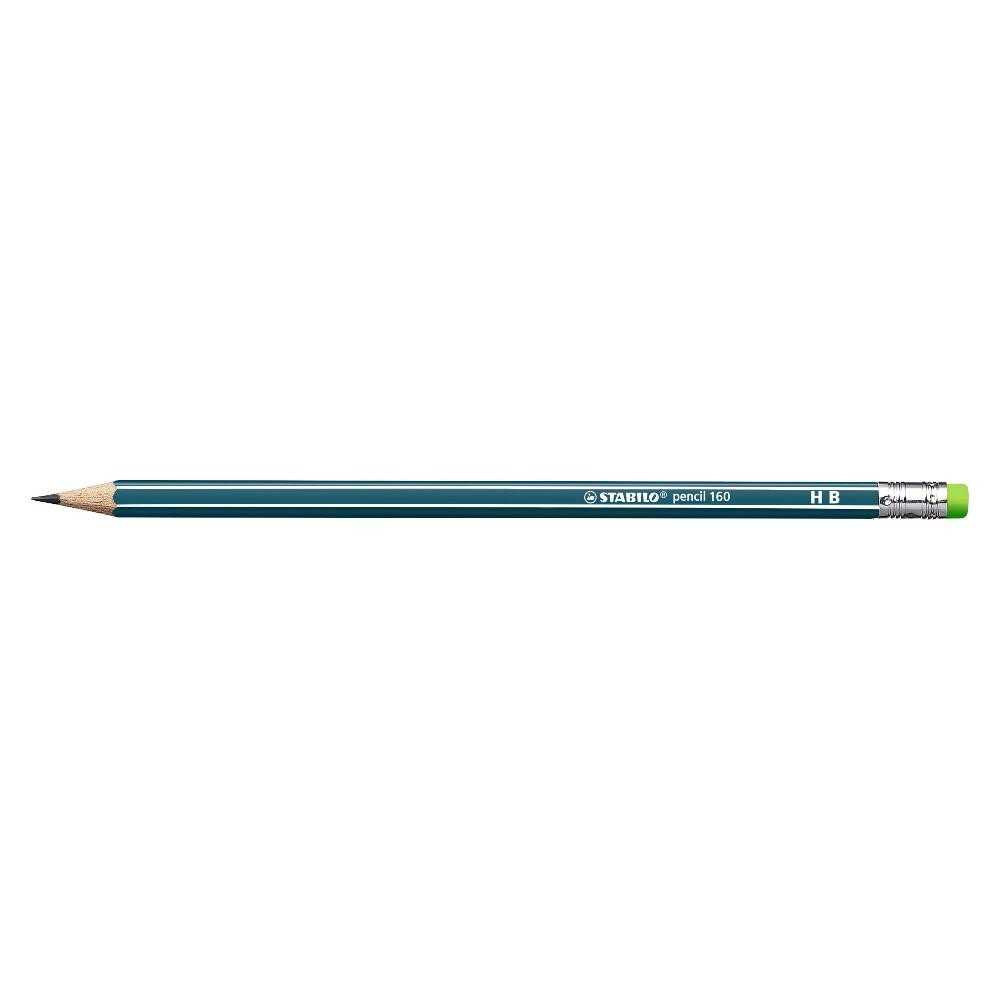 Grafitna olovka zelena sa gumicom HB 160 2160-04-HB