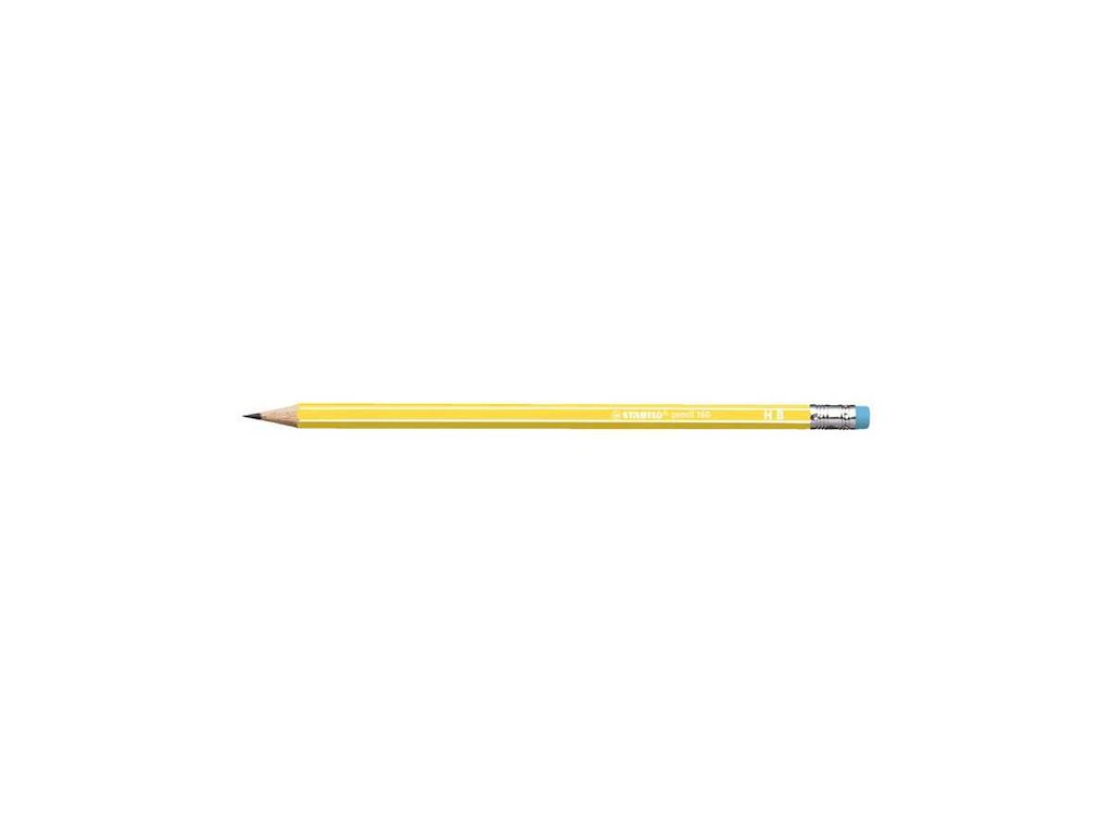 Grafitna olovka zuta sa gumicom HB 160 2160-05-HB
