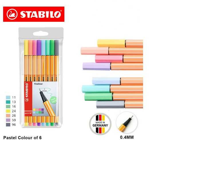 Liner 88-8-01 point 88 pastel Stabilo
