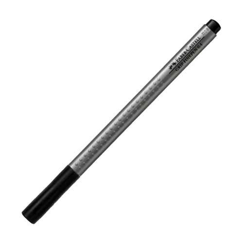 Faber-Castell Grip Finepen Fineliner 151699, crni