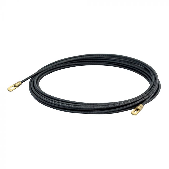 Čelična sajla za uvlačenje kabla, 10m, crna