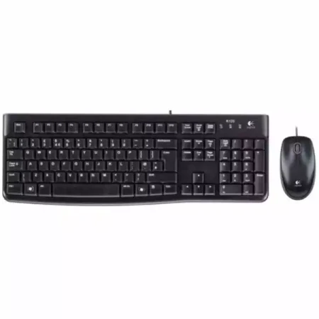 Tastatura + miš Logitech Deluxe MK120 US, crna