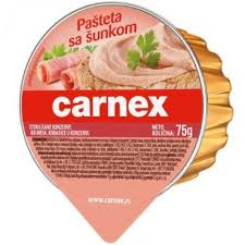 *Carnex pašteta sa šunkom 75gr