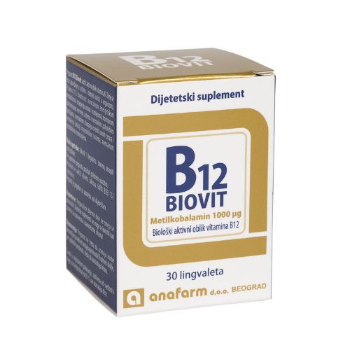 Vitamin B12 Biovit 30 lingvaleta