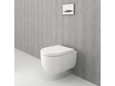 BOCCHI kompakt RIM-FREE konzolna BELA MAT WC šolja + daska