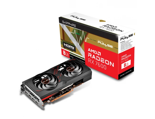 Sapphire Radeon RX7600 Pulse OC (30252) grafička kartica 8GB GDDR6 128bit