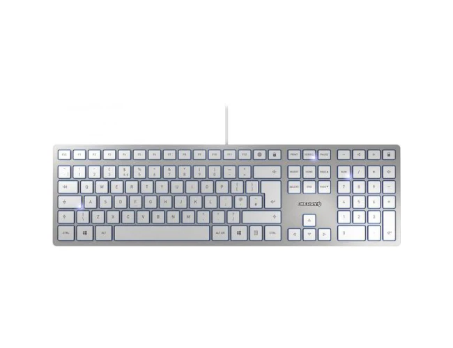 Cherry KC-6000 Slim YU USB tastatura srebrna