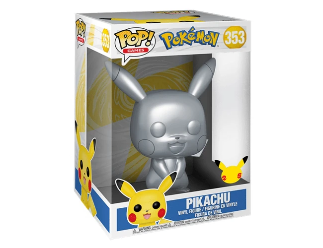 Funko (046498) Pokemon POP Vinyl Pikachu Silver Metalic figurica