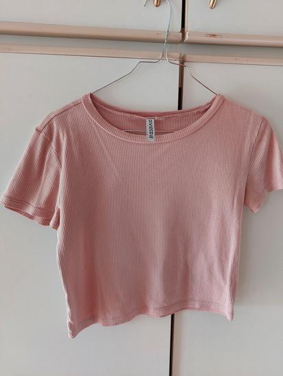 H&M, Roze crop top - majica