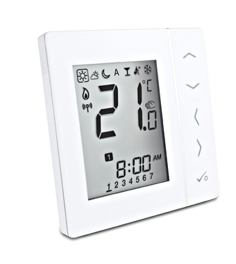 Digitalni termostat, UP, 230VAC sa velikim belim displejem
with large display