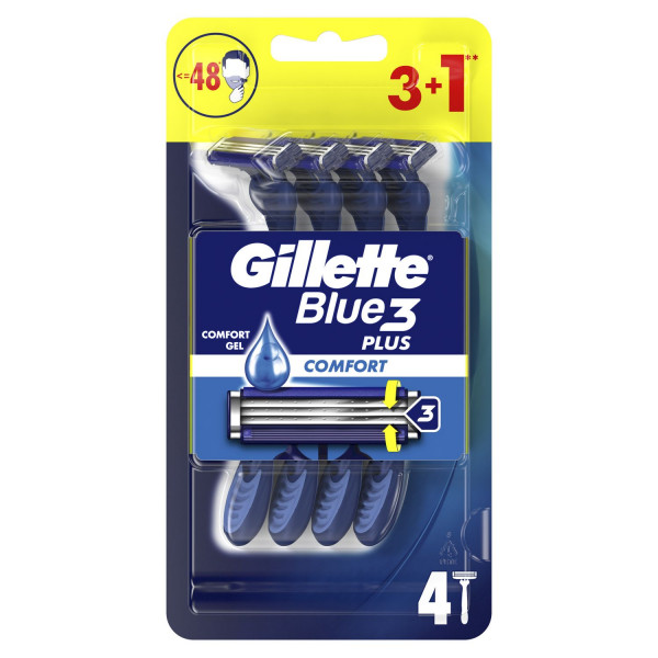 Gillette brijač blue 3 pakovanje 3+1