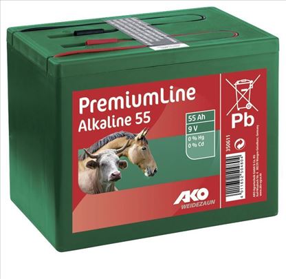 Alkalni akumulator 9 V 120 AH za elektro pastire