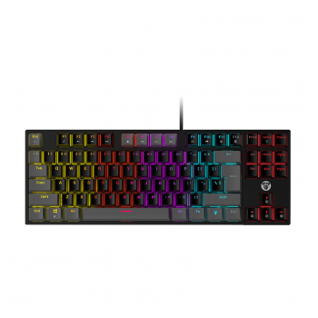 Tastatura mehanicka Gaming Fantech MK876 RGB Atom TKL crna (Red switch)