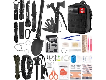 Set za Preživljavanje u prirodi Survival Kit 142pcs