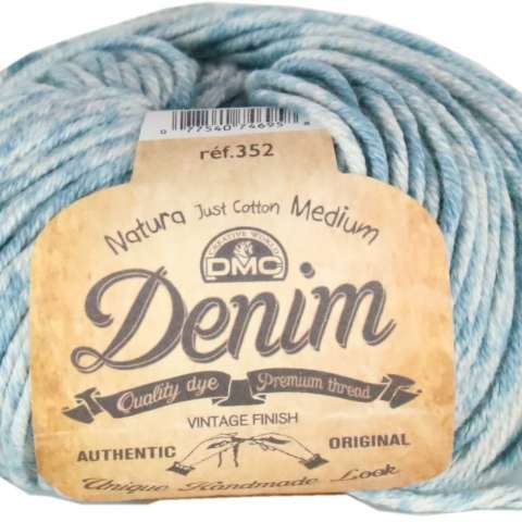 COTON NATURA DENIM 10 PELOTES DE 50G +/-