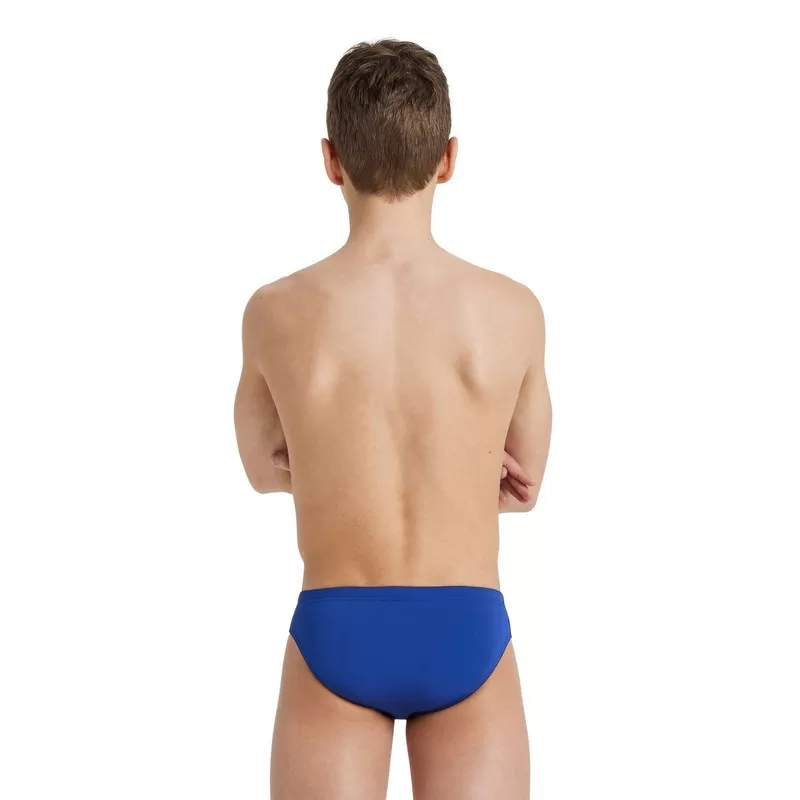 B TEAM SWIM BRIEFS SOLID ROYAL-WHITE