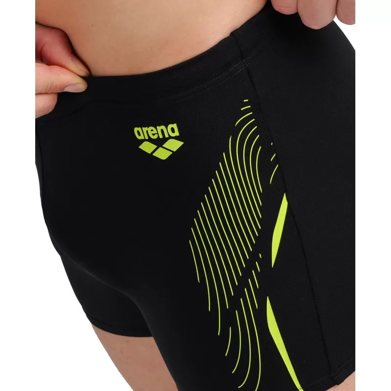 M SWIM SHORT GRAPHIC SOFT GREEN