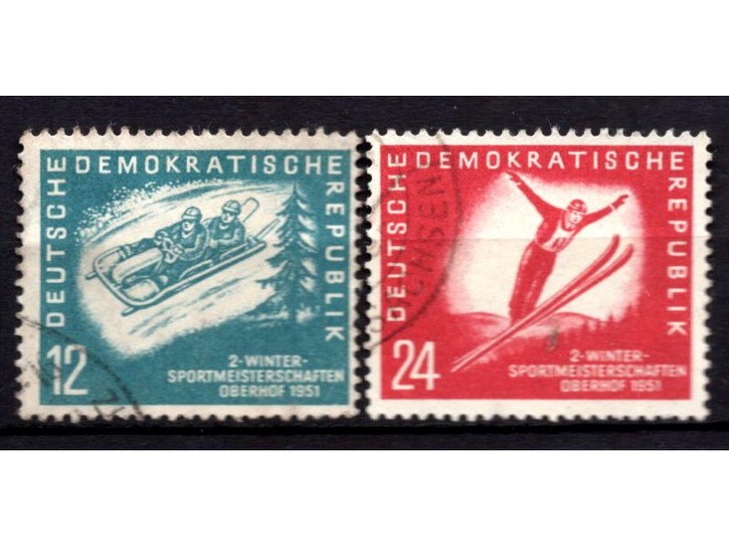 Nemačka DDR 1951. Komplet serija