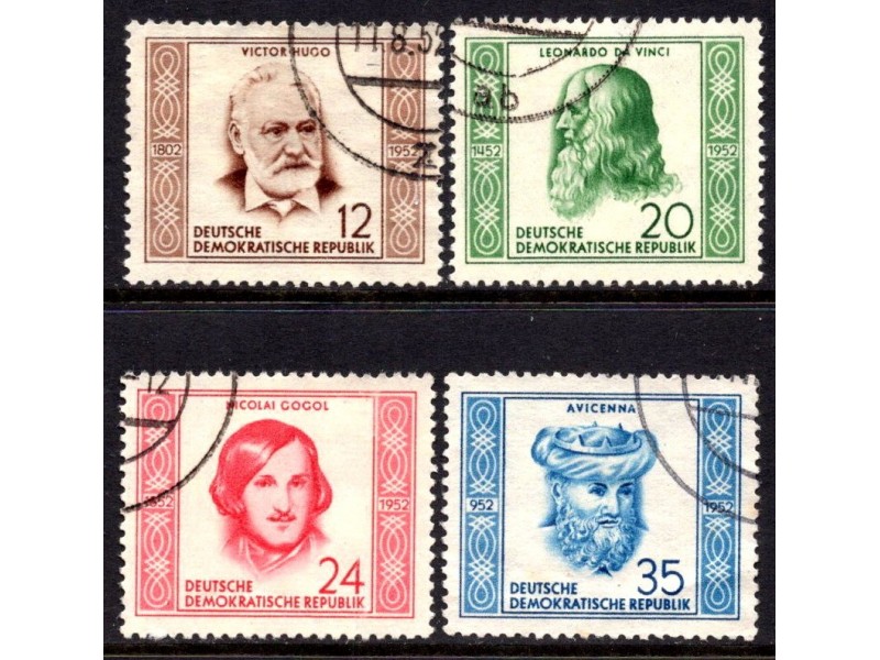 Nemačka DDR 1952. Komplet serija