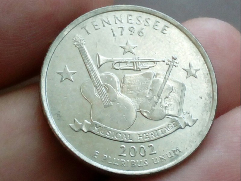 USA, 1\4 dolara 2002 Tennessee