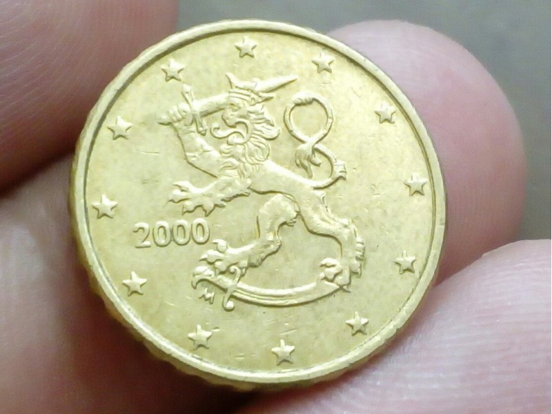 Finska, 10 centi 2000