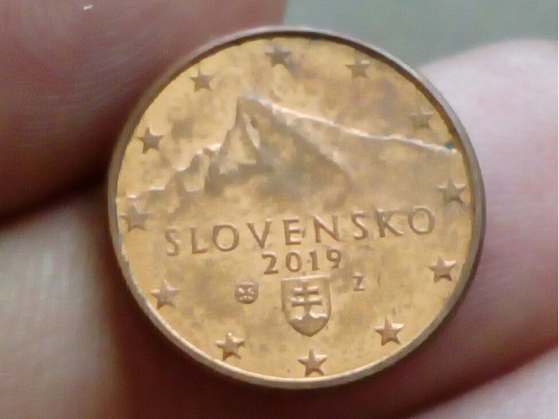 Slovacka, 1 cent 2019